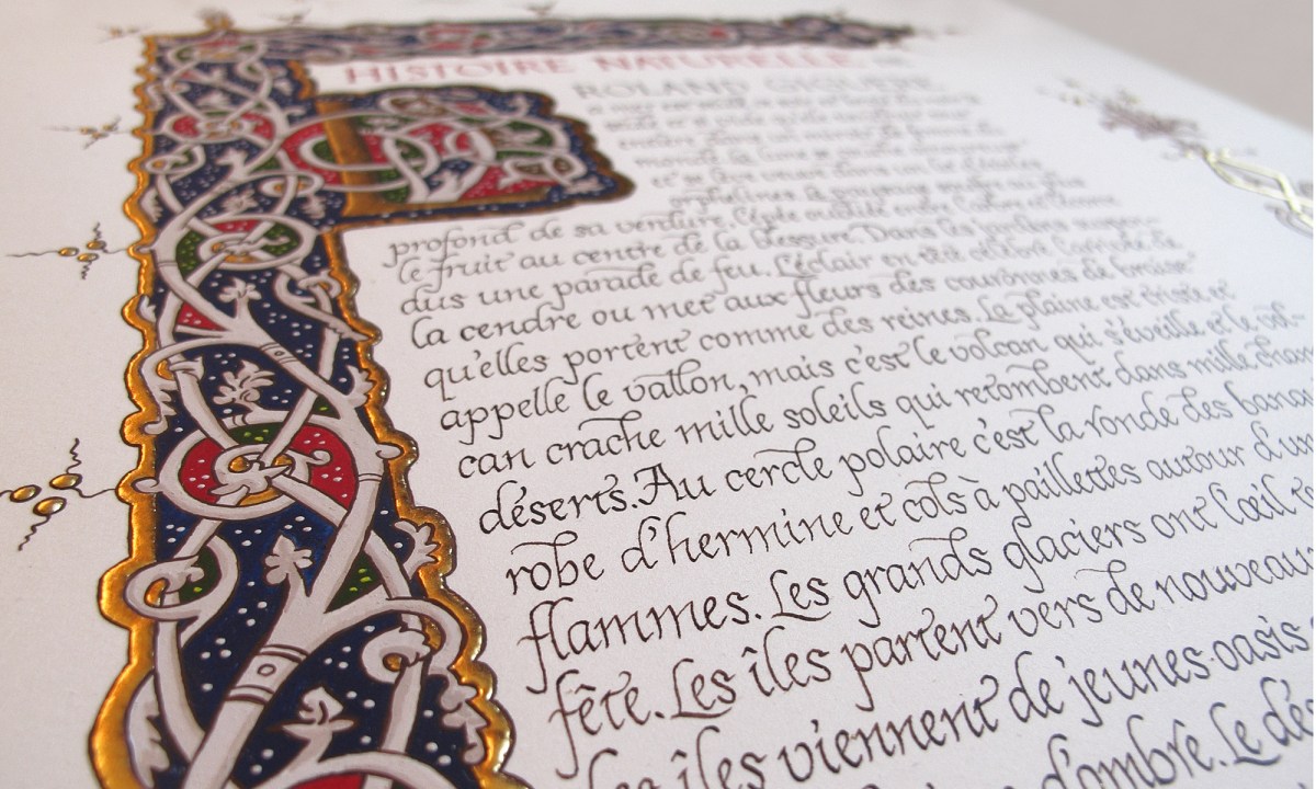 Atelier enluminure Marie-Eve – Bienvenue dans l'univers de l'or et des ...